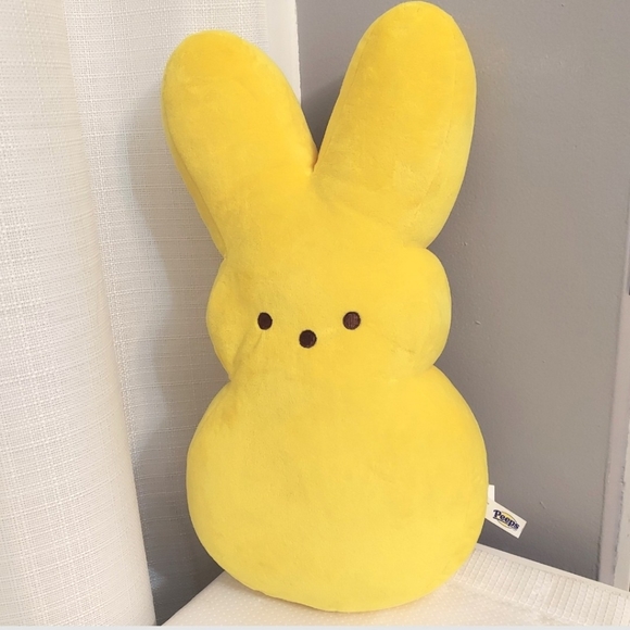 Peeps | Toys | Xlg Peep Yellow Stuffed Bunny Plush Marshmallow Stuffed ...